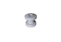 China Light Gray 18kN ANSI C29.3 Porcelain Spool Insulator - 81mm Height, 0.6kg Weight for High Voltage Applications for sale