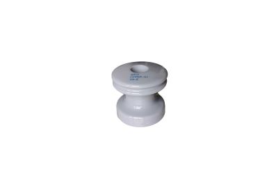 China Light Gray 18kN ANSI C29.3 Porcelain Spool Insulator - 81mm Height, 0.6kg Weight for High Voltage Applications for sale