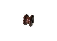 China High Tensile 0.5kg 13kN Porcelain Spool Insulators - ANSI 53-2 Class for Overhead Transmission Lines for sale