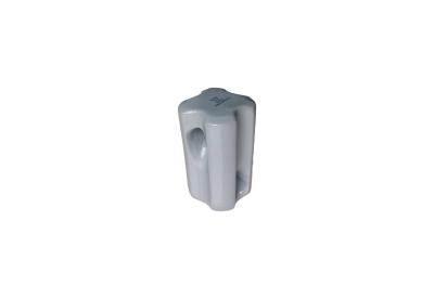 China ANSI 54-2 Porcelain Strain Insulator with 53kN Tensile Strength and 48mm Creepage Distance for Transmission Lines for sale