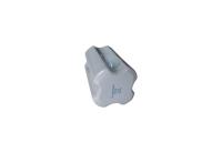 China ANSI 54-2 Porcelain Strain Insulator with 53kN Tensile Strength and 48mm Creepage Distance for Transmission Lines for sale