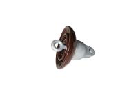 China ANSI Standard 4.6kg Suspension Porcelain Insulator - 254mm Disc Diameter, 67KN Mechanical Load for Transmission Lines for sale
