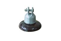 China Brown ANSI 52-4 Porcelain Suspension Insulator - 254mm Disc, 67kN Load Capacity, OEM Available for sale