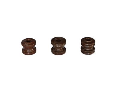China 13.3kN ANSI 53-2 Porcelain Spool Insulators for Transmission Lines - 25kV Dry Flashover Voltage for sale