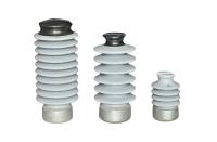 China ANSI 57-4 Porcelain Line Post Insulator with 1015mm Creepage Distance and 12.5kN Cantilever Strength for sale