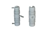 China Light Gray IEC Standard 46kV Porcelain Fuse Cutout - 200A Rated Current, 800mm Leakage Distance for Distribution Lines for sale