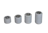 China Light Gray 5kV ANSI A20-1 Porcelain Standoff Insulator - 89mm Height, 4.5kN Cantilever Strength for sale