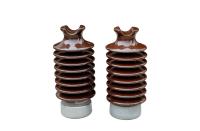 China ANSI 57-5L Post Porcelain Insulator 18kg with 1143mm Creepage Distance for Distribution Lines for sale