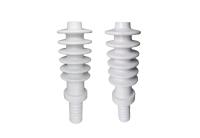China White 25.8kV Ceramic Bushing Insulator for Transmission - 356mm Height, 645mm Creepage Distance for sale