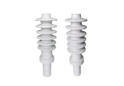 China White 25.8kV Ceramic Bushing Insulator for Transmission - 356mm Height, 645mm Creepage Distance for sale