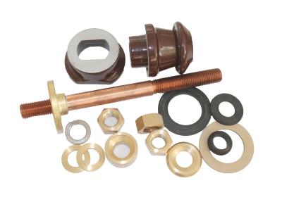 China DT1-250A Porcelain Bushing Assembly with Copper Busbar - 55mm Creepage, 10kV/30kV Voltage Rating for Transformers for sale