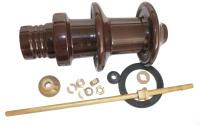 China DT-10NF250 Transformer Porcelain Bushing Assembly - 295mm Height, 305mm Creepage Distance, 28kV Power Frequency Withstand Voltage for sale
