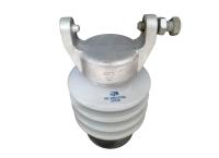 China IEC 60168 Anti Brittle Porcelain Line Post Insulator Light Gray for sale