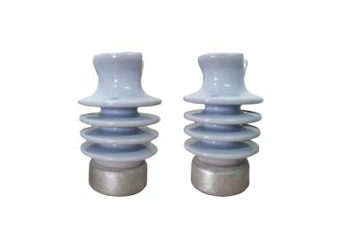 China ANSI 57-1S Line Post Porcelain Insulator 105BIL F Neck 15kV High Strength for sale
