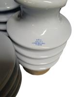China ANSI 57-1S Line Post Porcelain Insulator 105BIL F Neck 15kV High Strength for sale