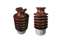 China ANSI 57-2 Line Post Porcelain Insulator 305mm Height F Neck for Power Distribution for sale