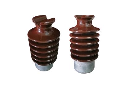 China ANSI 57-2 Line Post Porcelain Insulator 305mm Height F Neck for Power Distribution for sale