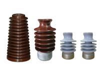 China ANSI 57-2S Line Post Porcelain Insulator 12.5kN 559mm Creepage Distance for sale