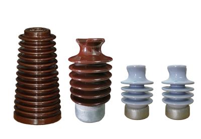 China ANSI 57-2S Line Post Porcelain Insulator 12.5kN 559mm Creepage Distance for sale