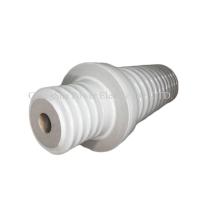 China IEC 25.8kV White Glazed Gas Insulated Porcelain Bushing with CE Certification and OEM Customization Options for sale