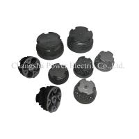 China IEC Standard Porcelain Standoff Insulator C70 with 80mm Height 60mm Diameter Stainless Steel Fittings for sale