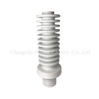 China IEC 25.8kV White Glazed Gas Insulated Porcelain Bushing with CE Certification and OEM Customization Options for sale