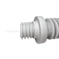 China IEC 25.8kV White Glazed Gas Insulated Porcelain Bushing with CE Certification and OEM Customization Options for sale