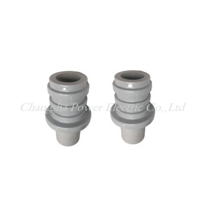 China Light Gray Glazed ANSI LV Oil Type Transformer Porcelain Bushing for sale