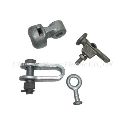 China ANSI Standard 40kN Metal Fittings for Porcelain Suspension Insulators - 40-550kN Capacity Options with Zinc Coating for sale