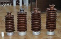 China ANSI 57-6 12.5kN Horizontal Brown Porcelain Post Insulators for sale