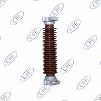 China IEC 35KV Porcelain C-120 Lightning Arrester Insulator for Distribution Lines - 42kV Rated Voltage, 4kN.m Load Capacity for sale