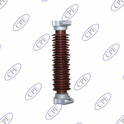 China IEC 35KV Porcelain C-120 Lightning Arrester Insulator for Distribution Lines - 42kV Rated Voltage, 4kN.m Load Capacity for sale