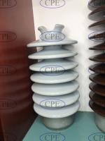 China ANSI C29.7 Light Gray Glazed Porcelain Post Insulators 12.5 kN Cantilever Strength 1364mm Creepage Distance for sale