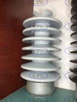 China ANSI C29.7 Light Gray Glazed Porcelain Post Insulators 12.5 kN Cantilever Strength 1364mm Creepage Distance for sale
