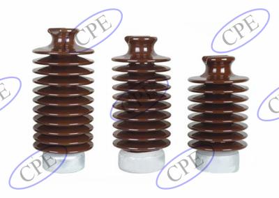 China ANSI 57-5S 57-5L Glazed Porcelain Line Post F Neck Insulator 25kV 35kV for sale