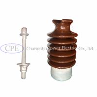 China IEC Standard Porcelain Line Post Insulators ANSI 57-2Short 57-Long for sale