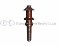 China EN50180 P3 High Voltage Oil Type Transformer Porcelain Bushing with Brown Glaze Insulation for Electrical Transmission for sale