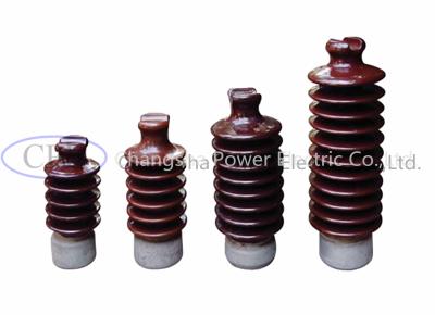 China ANSI 57-3 Glazed Wet Process Porcelain Post Insulator 12.5 kN C-120 for sale