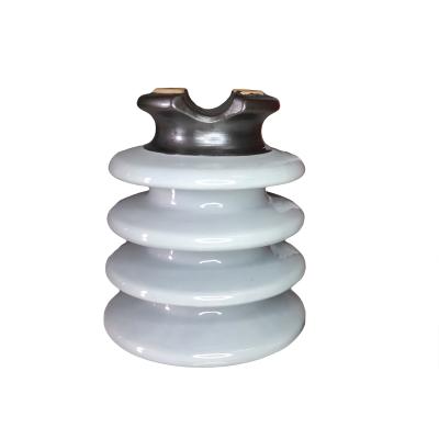 China Distribution Line Iron Porcelain Post Insulator Hot Deep Galvanized ANSI INK20 305mm for sale