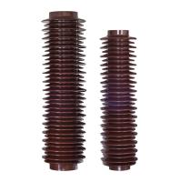 China YWZ-66 Brown Glazed Lightning Arrester Insulator 66kV 4kN.m IEC-99-4 Standard for sale
