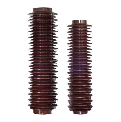 China YWZ-66 Brown Glazed Lightning Arrester Insulator 66kV 4kN.m IEC-99-4 Standard for sale