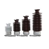 China IEC ANSI 57-5 Standard Porcelain Line Post Insulators Crack Resistant for sale