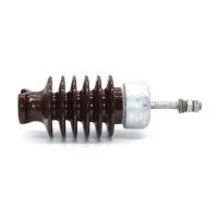 China ANSI57 Series Porcelain Line Post Insulator Horizontal - 1016mm Creepage Distance, 12.5kN Strength for sale