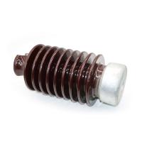 China ANSI57 Series Line Post Porcelain Insulator with 559mm Creepage Distance and 12.5kN Cantilever Strength - F Neck Design for sale
