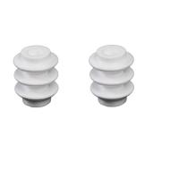 China IEC ANSI Standard Porcelain Standoff Insulator 210mm Height 100mm Diameter Light Gray Voltage Insulation for sale
