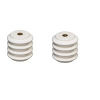 China IEC ANSI Standard Porcelain Standoff Insulator 210mm Height 100mm Diameter Light Gray Voltage Insulation for sale