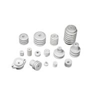 China IEC ANSI Standard Porcelain Standoff Insulator 210mm Height 100mm Diameter Light Gray Voltage Insulation for sale