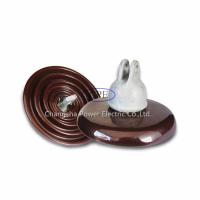 China High Density Porcelain Suspension Insulator ANSI U80BL - 254mm Disc Diameter, 80kN Mechanical Load for High Voltage Transmission for sale