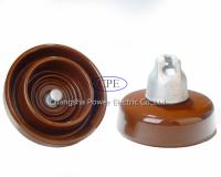 China High Density Porcelain Suspension Insulator ANSI U80BL - 254mm Disc Diameter, 80kN Mechanical Load for High Voltage Transmission for sale