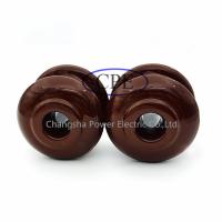China Porcelain ODM Shackle Type Insulator with ANSI Class Electrical Spool - Custom Creepage Distance for Transmission Lines for sale
